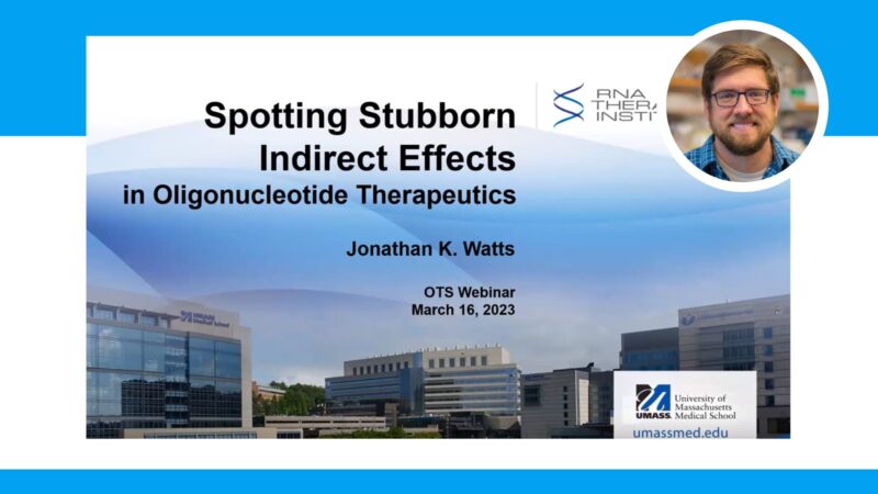 Trainee Spotlight Series: OTS 2022 poster winners - Oligonucleotide ...